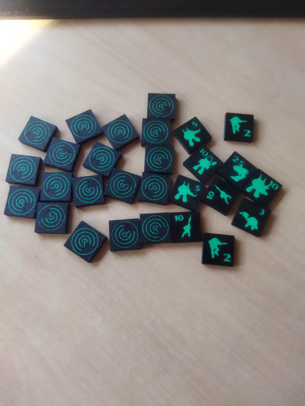 Blip and Reinforcement Tokens for the Space Crusade game by Sillah ...