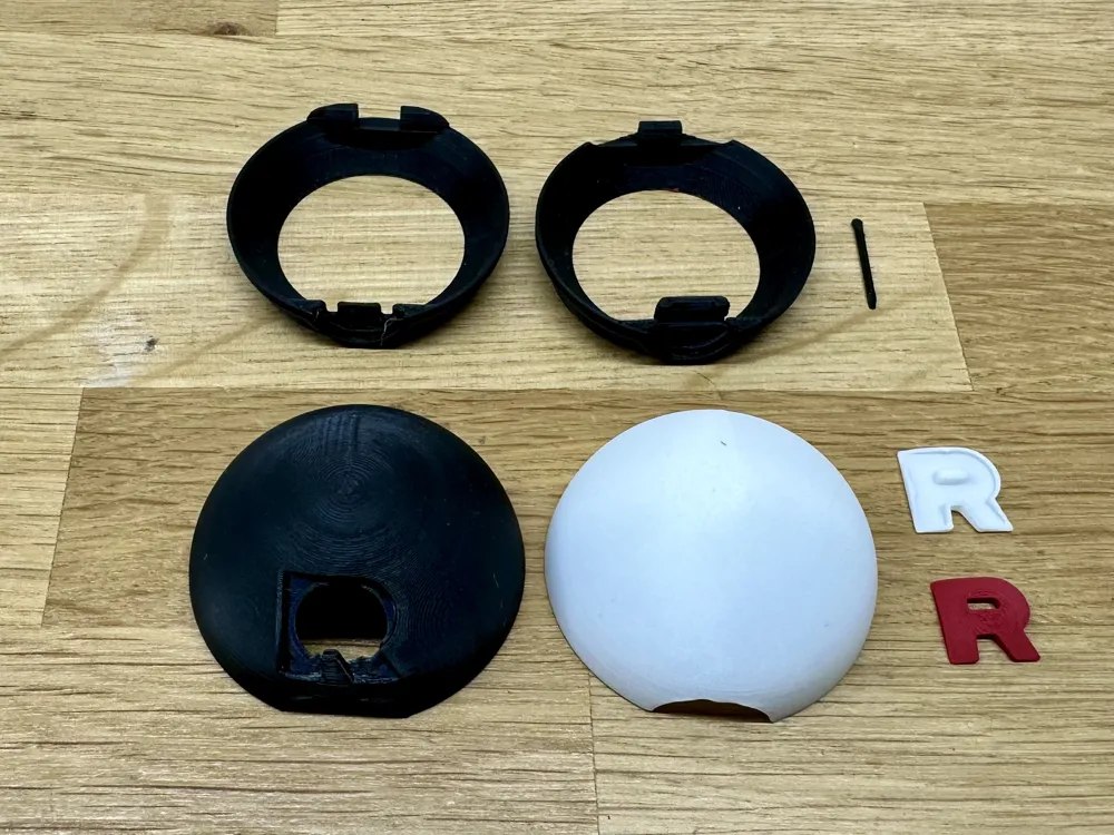 Mini Team Rocket Pokeball - Pokemon - Functional - Free 3D Print Model ...