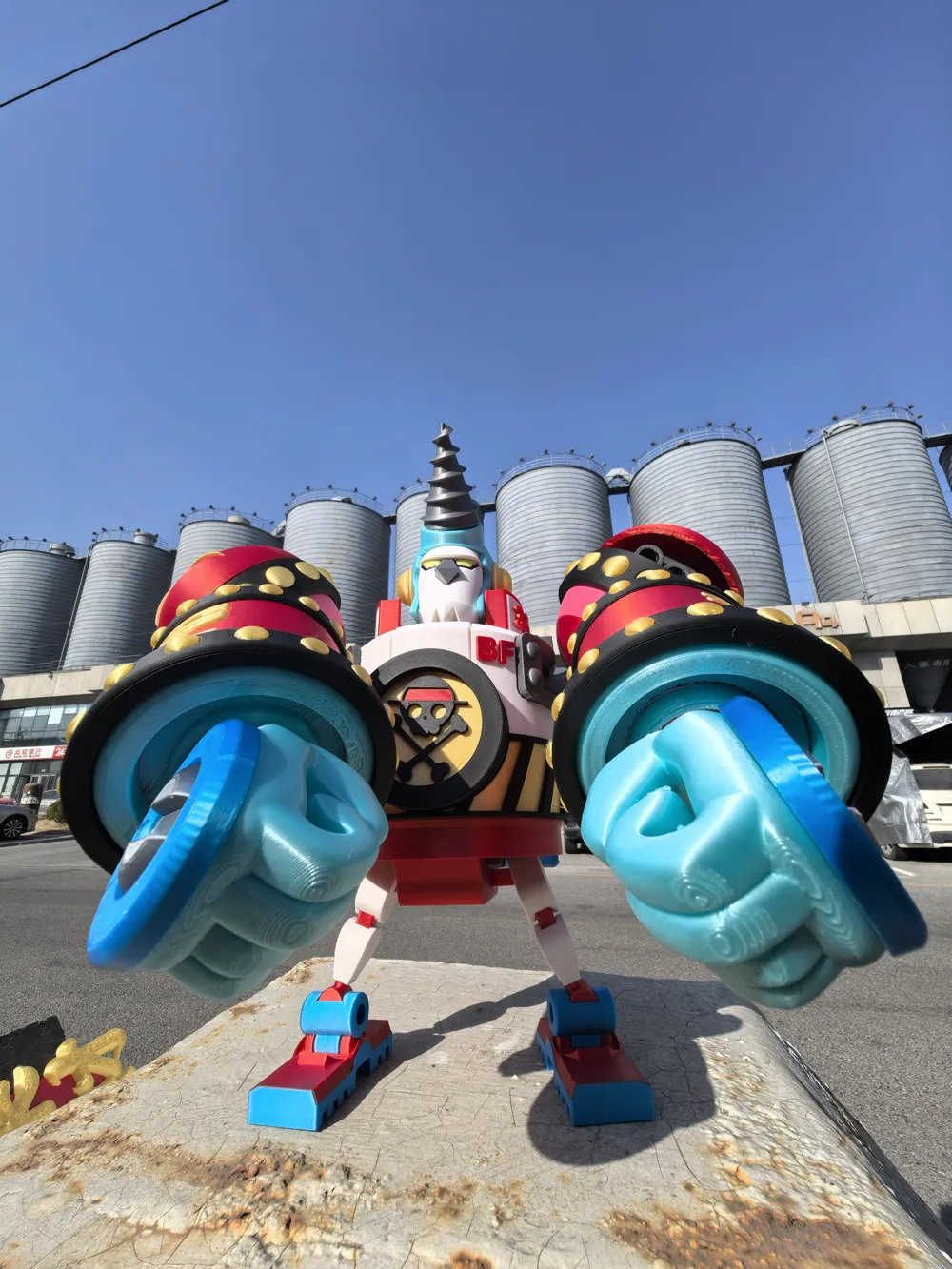 Iron Pirate General Franky One Piece - Free 3D Print Model - MakerWorld