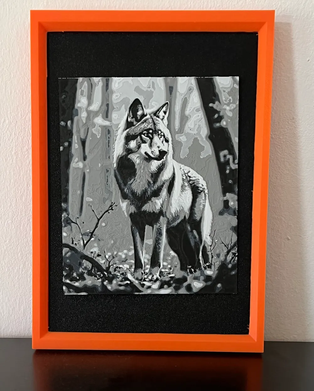 Hueforge Wolf_2 by ConnyNRW - MakerWorld