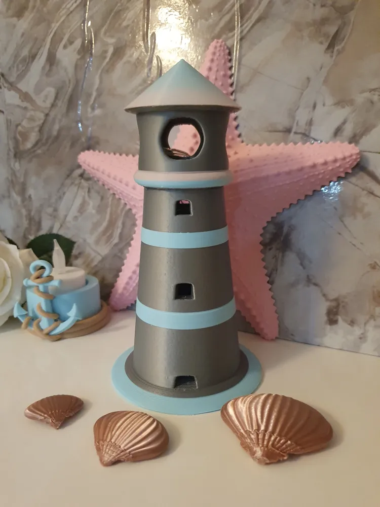 Maritime Lighthouse Decor - Free 3D Print Model - MakerWorld