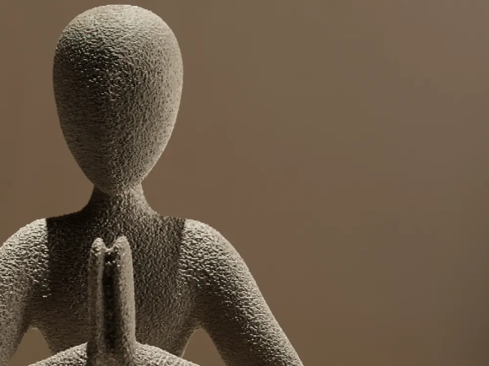 NObody - Prayer: Sculpture of Contemplation by Collecticraft MakerWorld ...