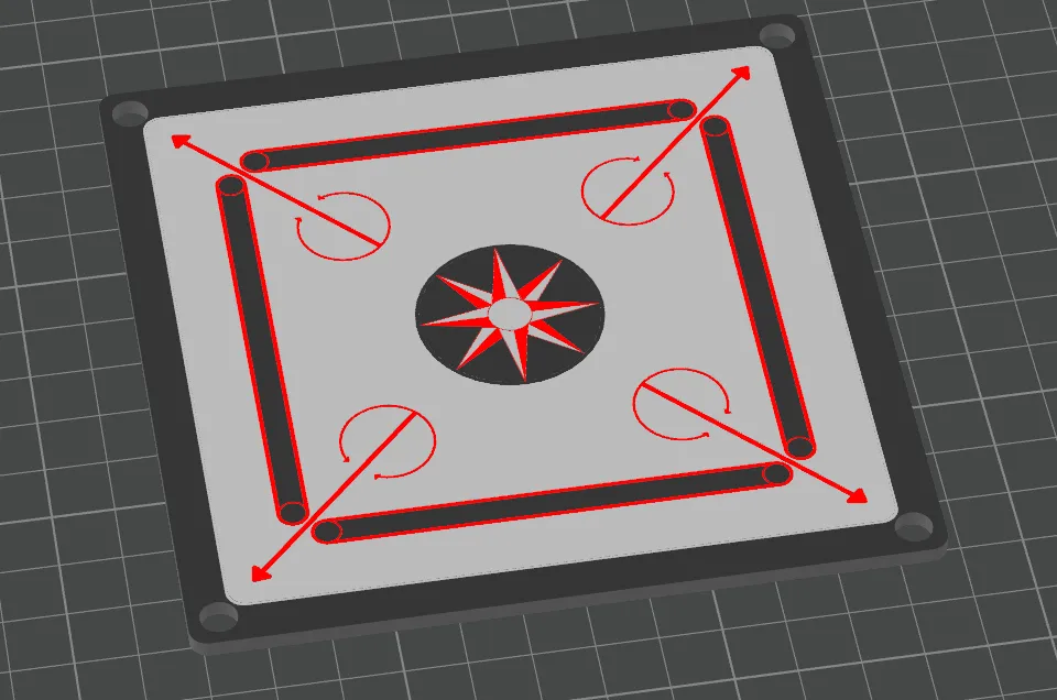 Coffee Coaster - Carrom Board - Board Game - Free 3D Print Model ...