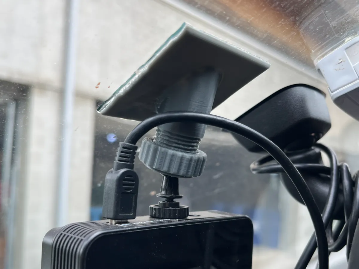 Dash Cam Mount - 15mm ball mount - Free 3D Print Model - MakerWorld
