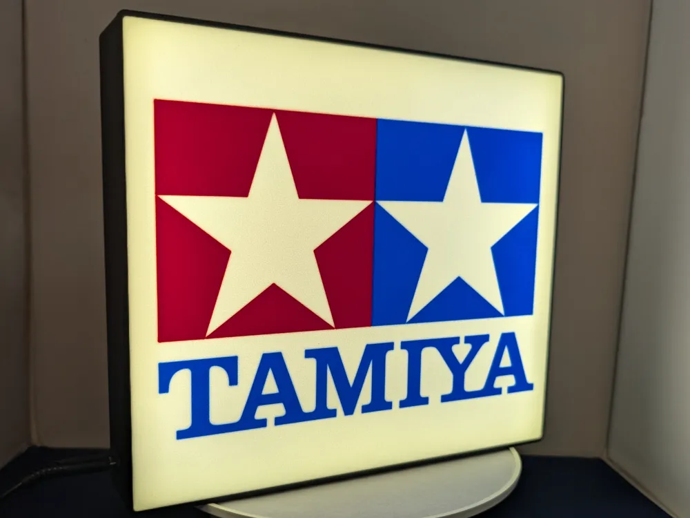 Boîte à lumière Tamiya Logo - Modèle d'Impression 3D Gratuit - MakerWorld