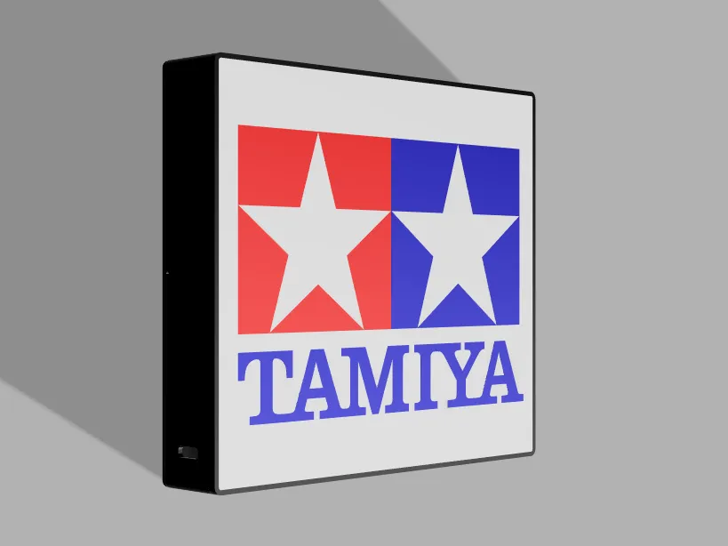 Tamiya Logo Lightbox by KF Designs - MakerWorld