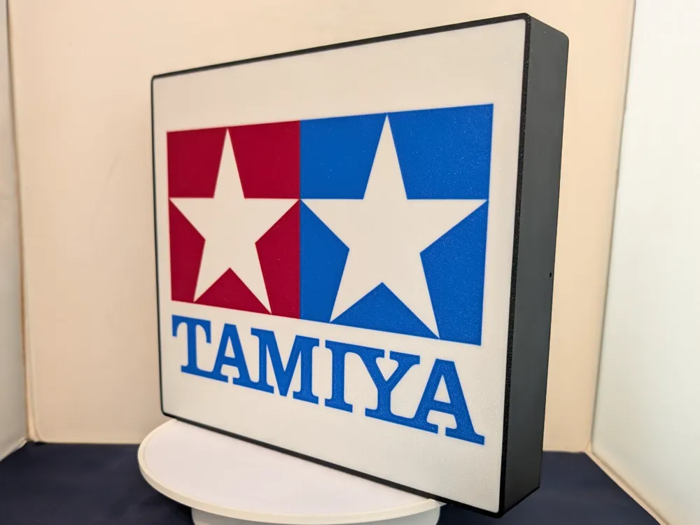 Tamiya Logo Lightbox by KF Designs - MakerWorld