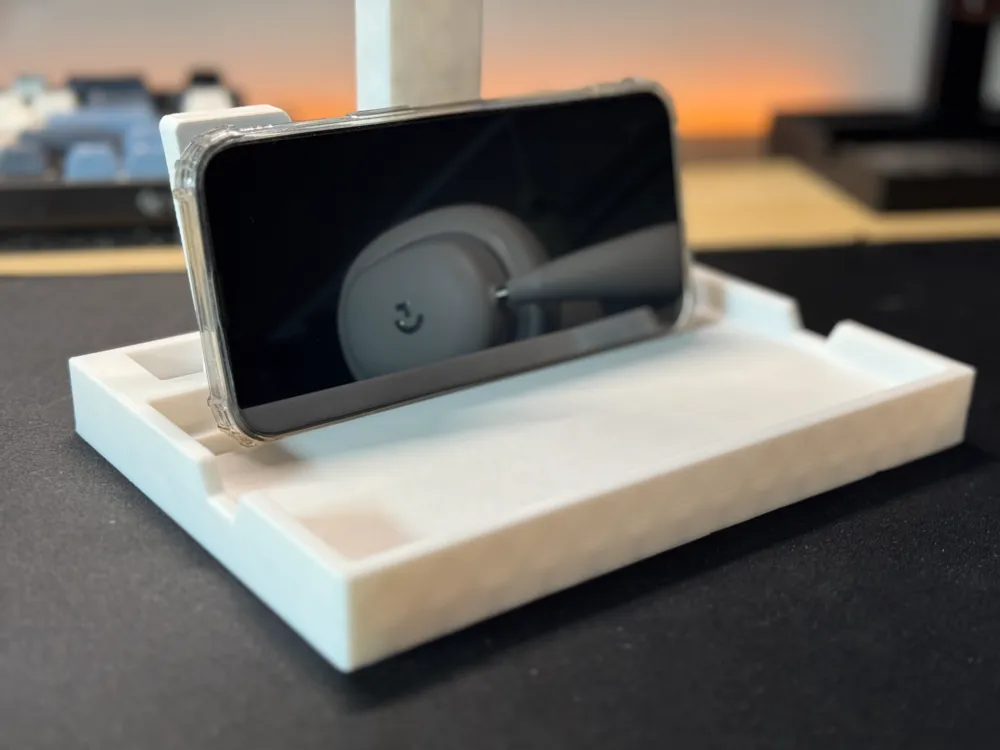 Modular Headphones Stand (with phone stand) - Free 3D Print Model ...