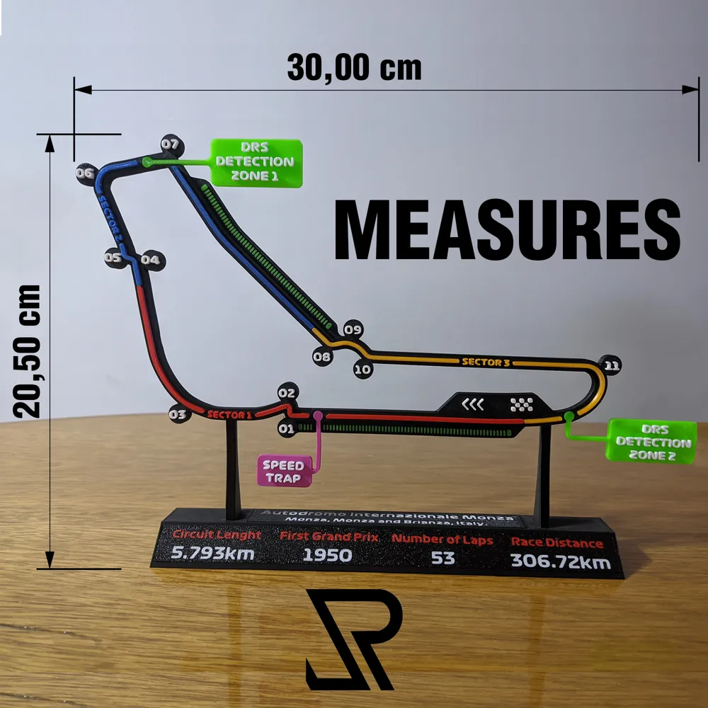 F1 Monza circuit display stand by RJota3D MakerWorld: Download Free 3D ...