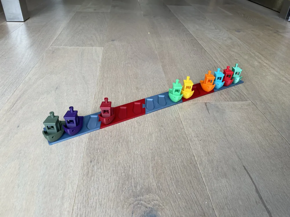 The ultimate modular Benchy display 30° angle Remixed by ...