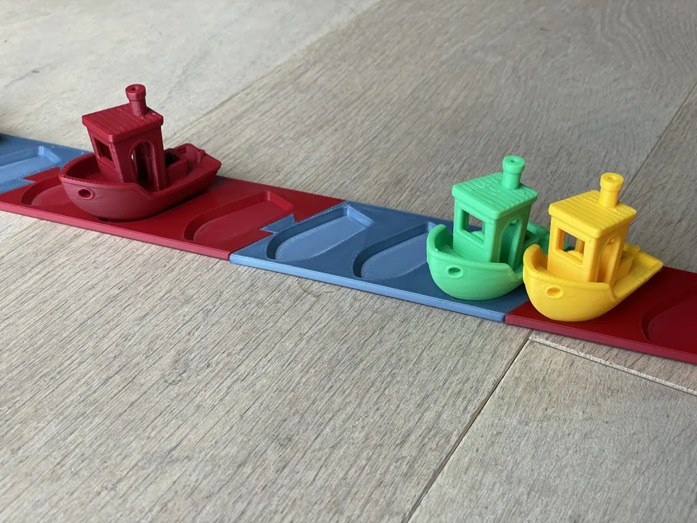 The ultimate modular Benchy display 30° angle Remixed by ...