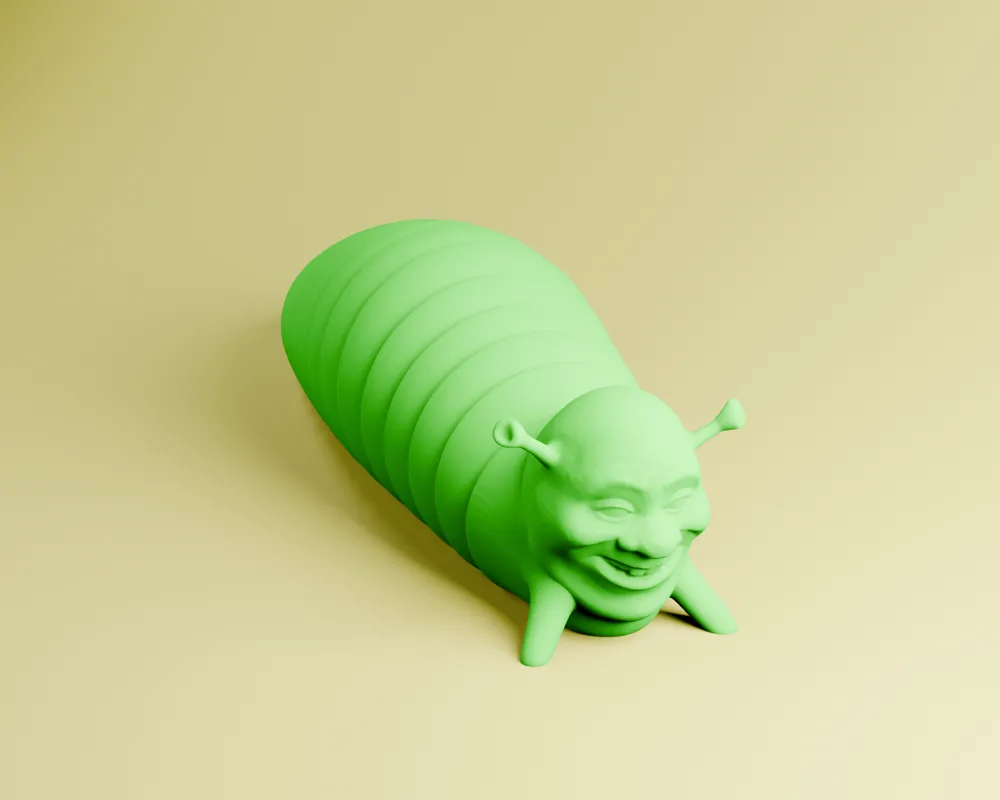 Shrek Slug—Shrek as a gastropod by DigerTorsk MakerWorld: Download Free ...