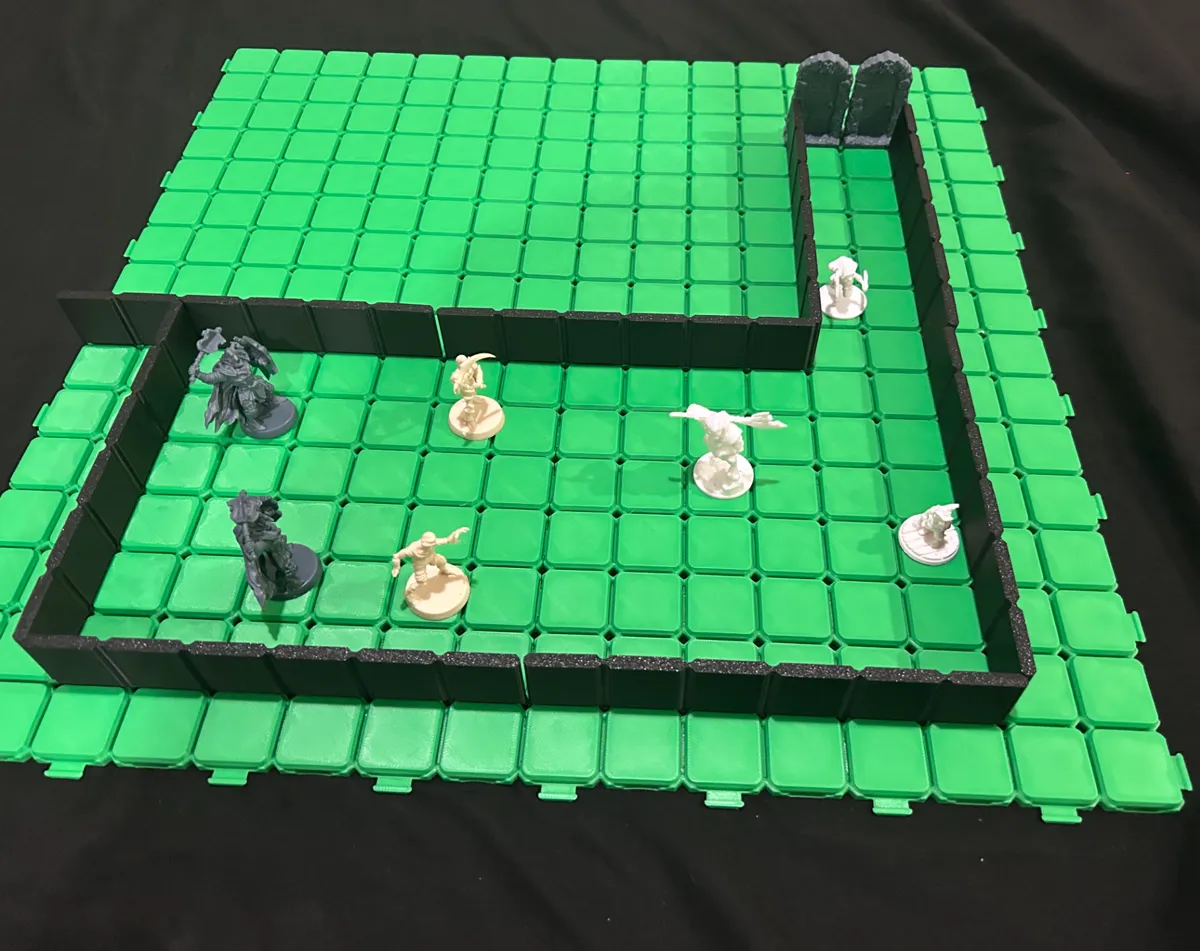 Fully Expandable DND Tile System (With Walls) - Free 3D Print Model ...