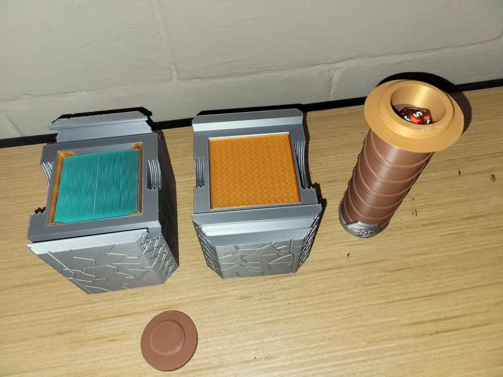 Thor's Hammer MTG Double Commander Deck Box - Free 3D Print Model ...