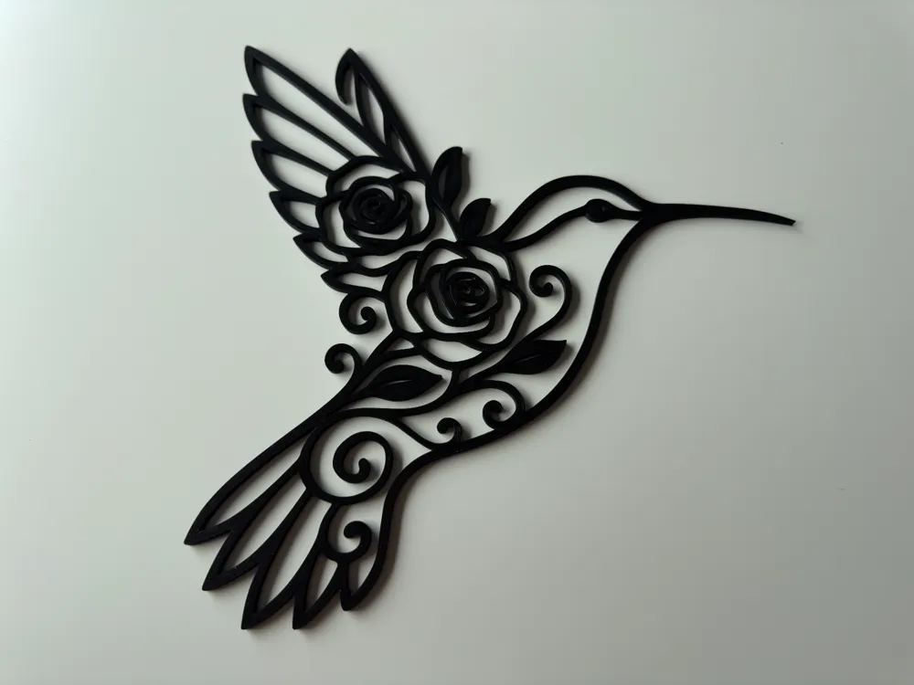 Floral Hummingbird Wand Decoration by CrazyKidz MakerWorld: Download ...