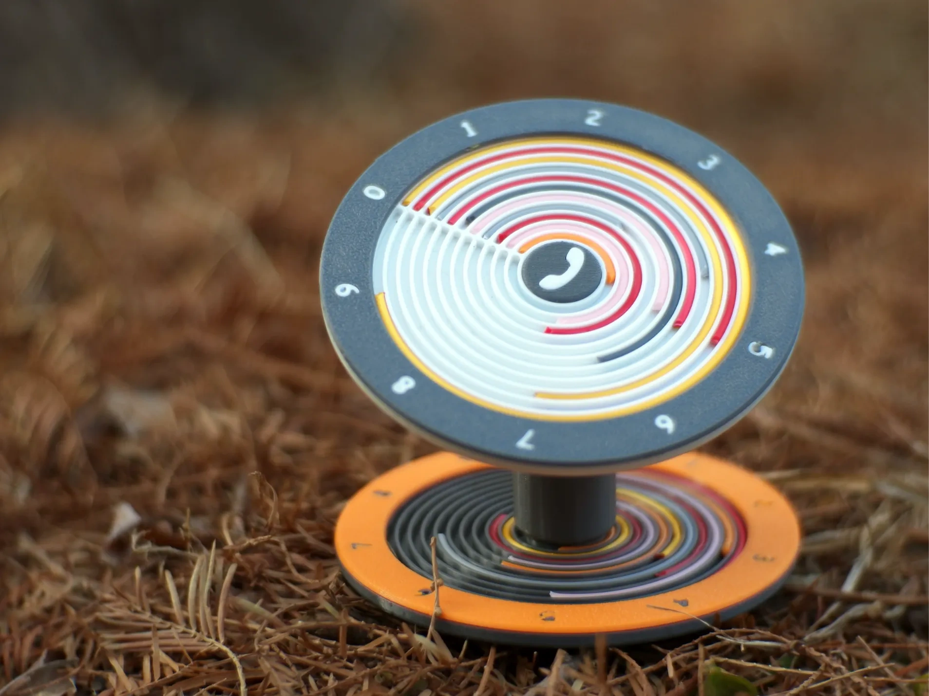 Creative Circular Phone Number Display by ihziluoh MakerWorld: Download ...