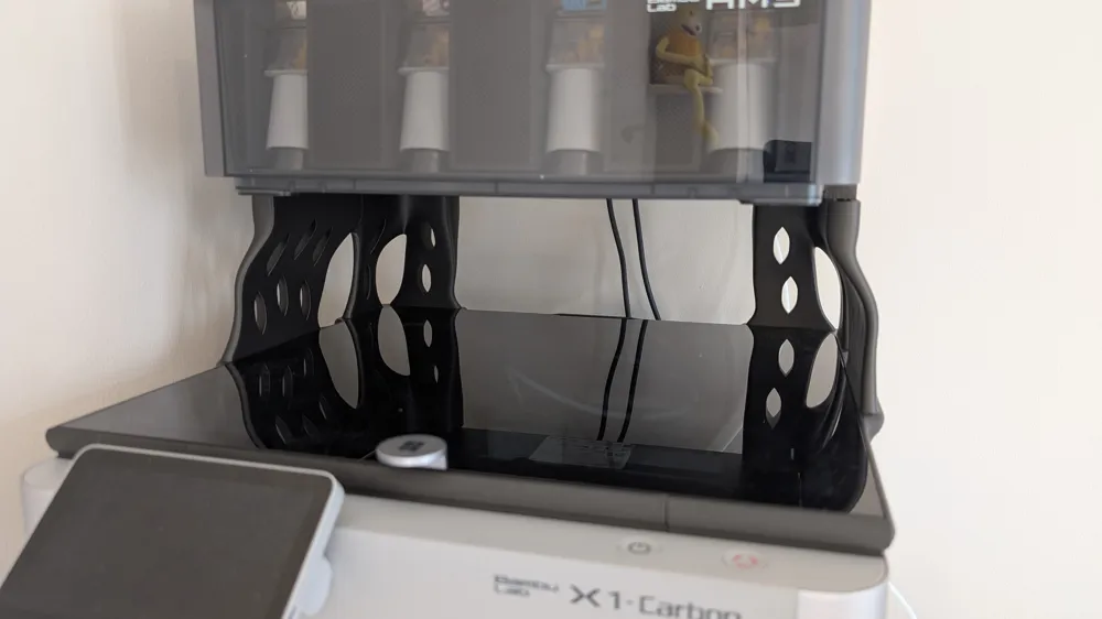AMS Riser (+ Plates Holder) for X1C/P1S and P2S - Free 3D Print Model ...