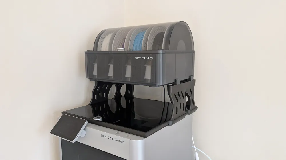 AMS Riser (+ Plates Holder) for X1C and P1S - Free 3D Print Model ...