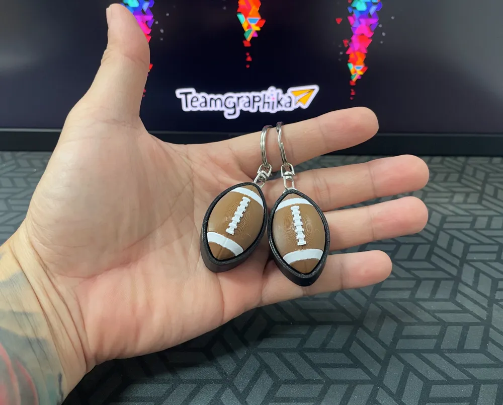 American Football Fidget Clicker - Free 3D Print Model - MakerWorld