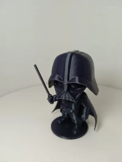 Chibi Darth Vader with lightsaber by Aleandrus - MakerWorld