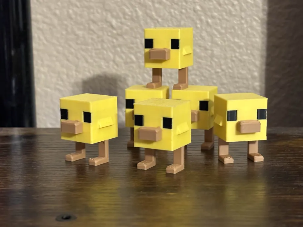 Minecraft Baby Chicken New - Free 3D Print Model - MakerWorld