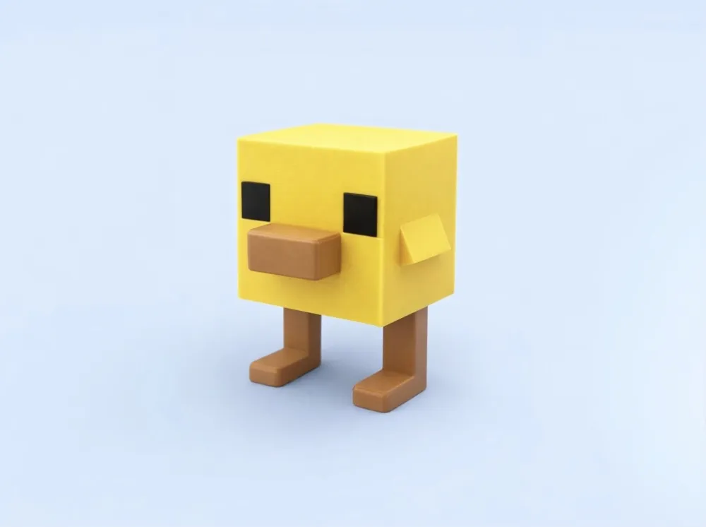 Minecraft Baby Chicken New - Free 3D Print Model - MakerWorld