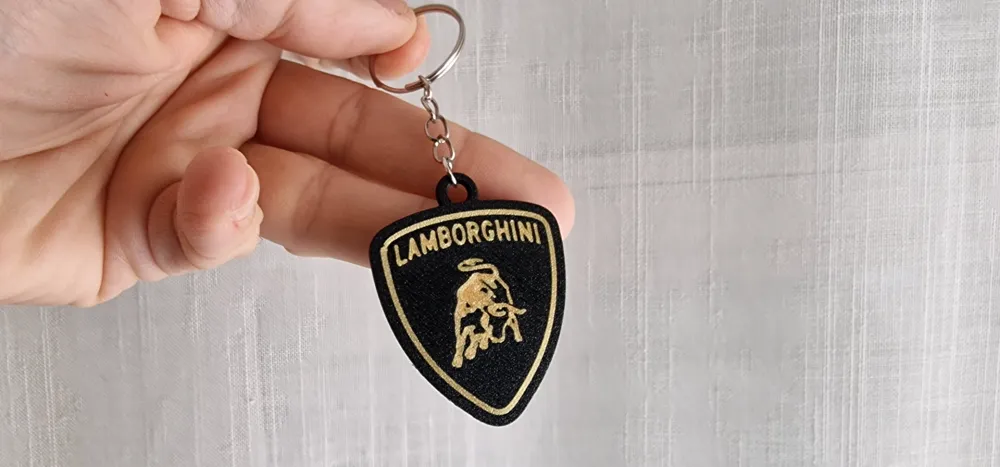 Lamborghini keychain on both sides Llavero Lamborghini por las dos ...