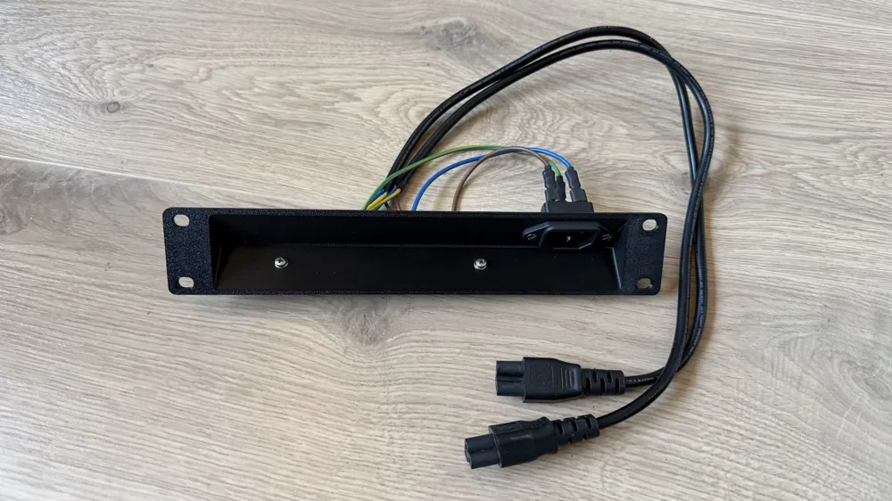 10 Inch rack 1U power distribution panel - Free 3D Print Model - MakerWorld