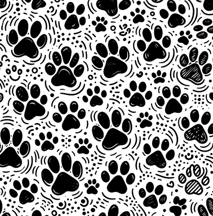 Texture Roller V32 | Paw Prints - Free 3D Print Model - MakerWorld