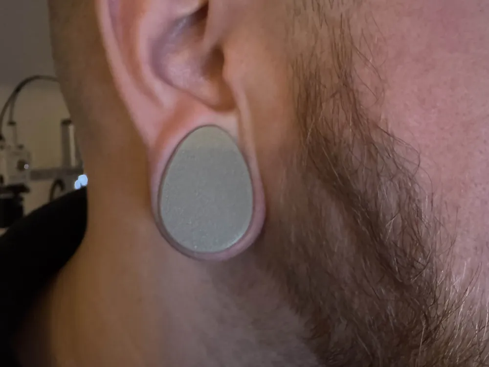 Tear Drop Ear Gauges 6-40mm Multiple Plates by Hertz Designs MakerWorld ...