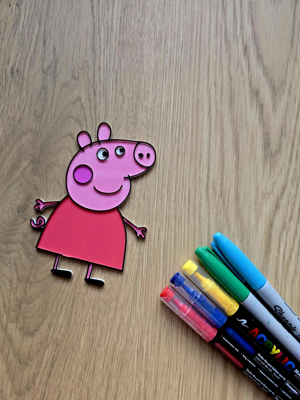 Peppa Pig Cute DIY Coloring Craft Activity by Merilno3D MakerWorld ...