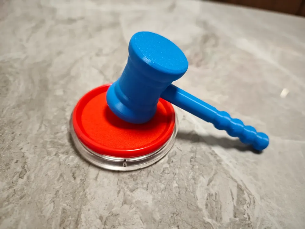 Maillet de juge (marteau de juge) par plutooo MakerWorld : Téléchargez ...