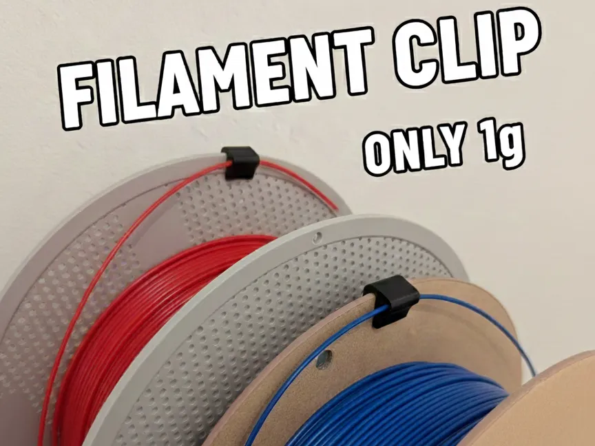 Filament clip - Free 3D Print Model - MakerWorld