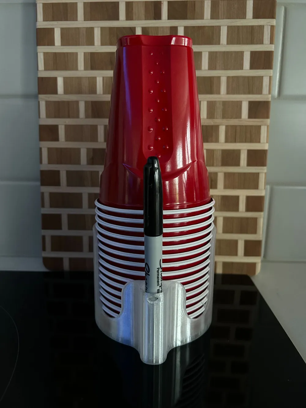 Cup and Marker Holder 18oz V2 - w/String Loop - Free 3D Print Model ...