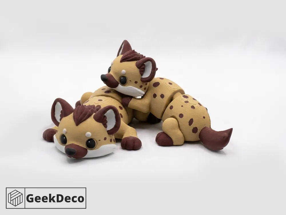 Articulated Hyena – Cute Flexi Animal - Free 3D Print Model - MakerWorld
