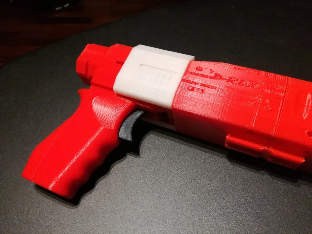 D-REX - Nerf battery powered machine gun - Free 3D Print Model - MakerWorld