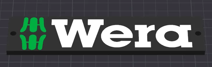 Wera - Logo by Dominik R MakerWorld: Download Free 3D Models