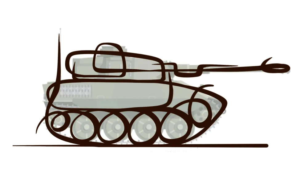 Tank Line art by Tesial Design - MakerWorld