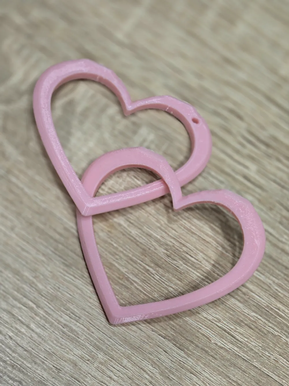 Two connected hearts (magic print) by 3Dcrabi - MakerWorld