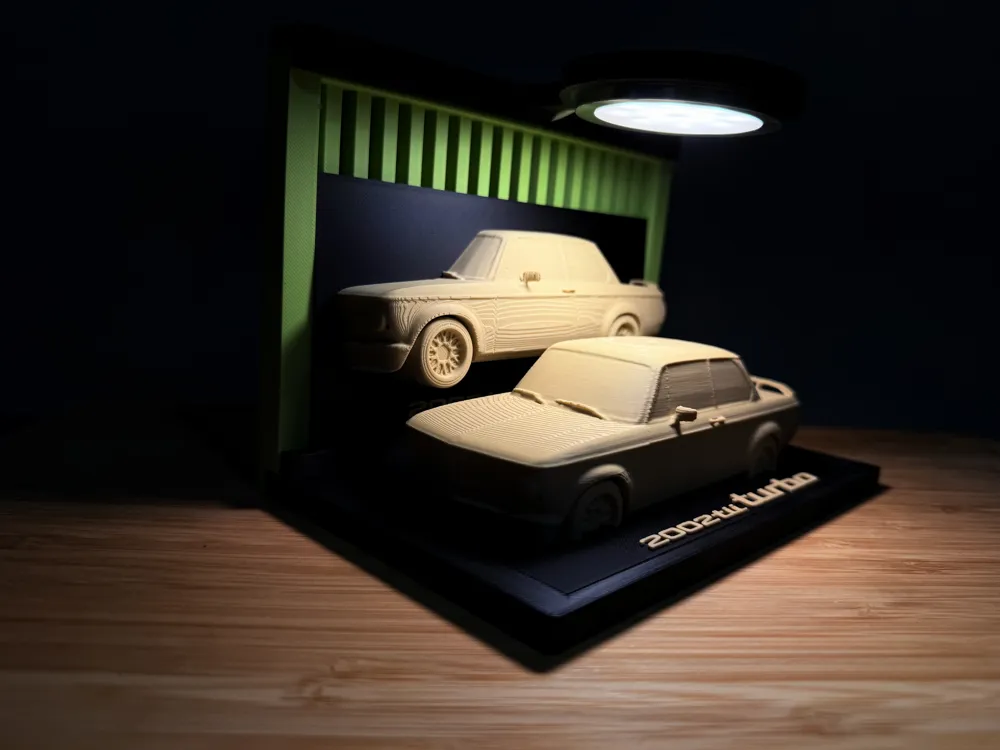 BMW 2002 turbo - display car model - Free 3D Print Model - MakerWorld