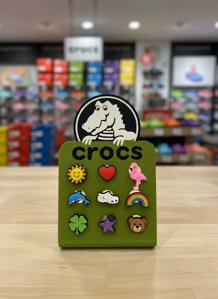 Crocs Charm Display Stand by 3D Fun Factory MakerWorld: Download Free ...
