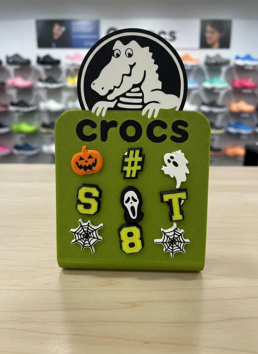 Crocs Charm Display Stand by 3D Fun Factory MakerWorld: Download Free ...