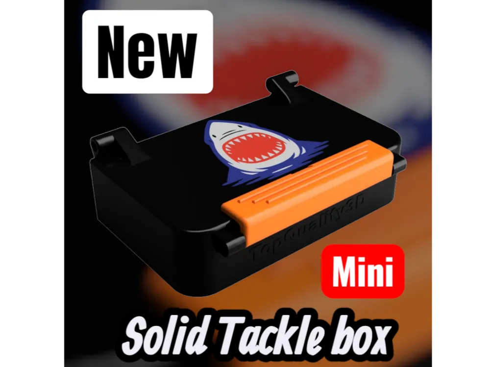 Mini Tackle Box - a solid box for fishing lures by TopQuality3D ...