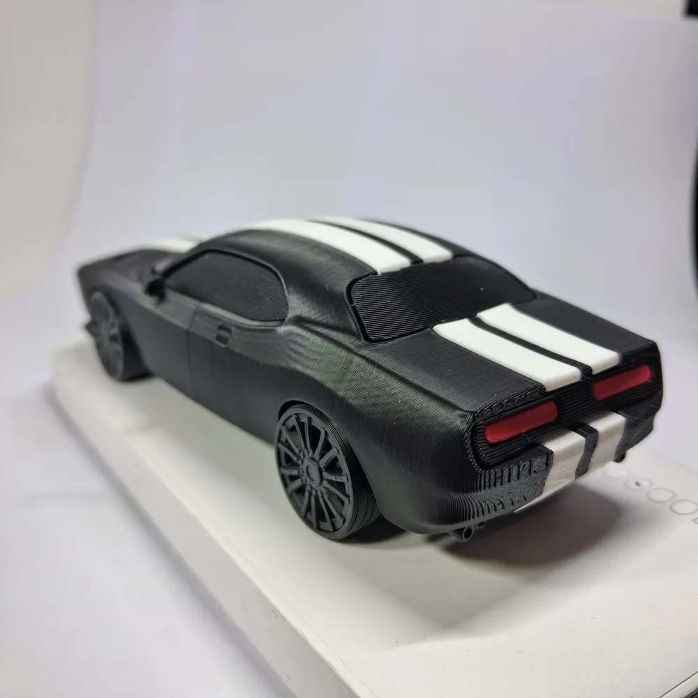 CHALLENGER HELLCAT SCALE MODEL KIT - Free 3D Print Model - MakerWorld