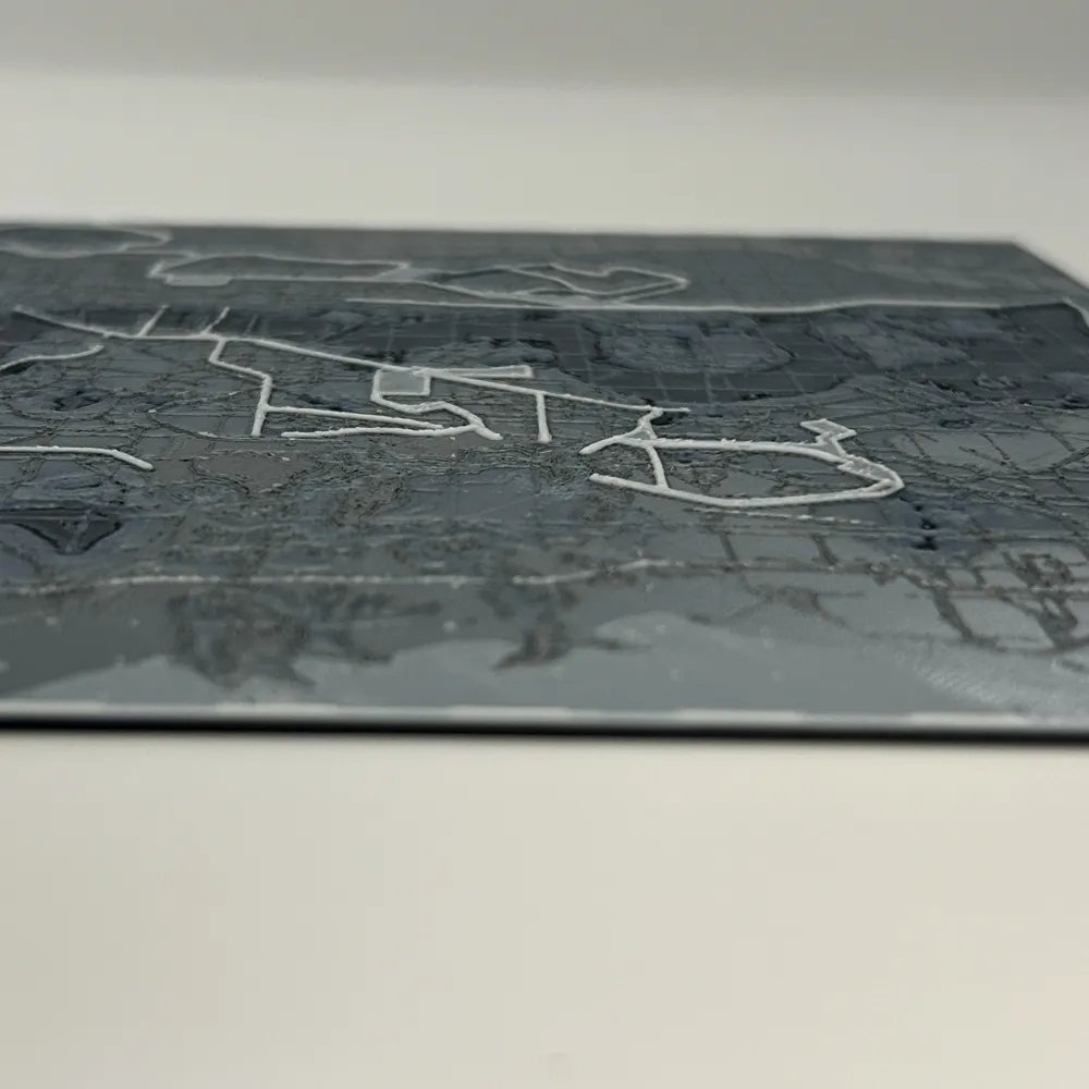 Fallout 4 London Karte HueForge – Kostenloses 3D-Druckmodell – MakerWorld