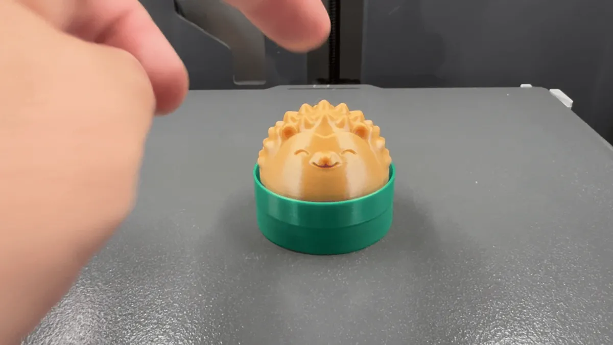 Happy Hedgehog Clicker Fidget - Free 3D Print Model - MakerWorld