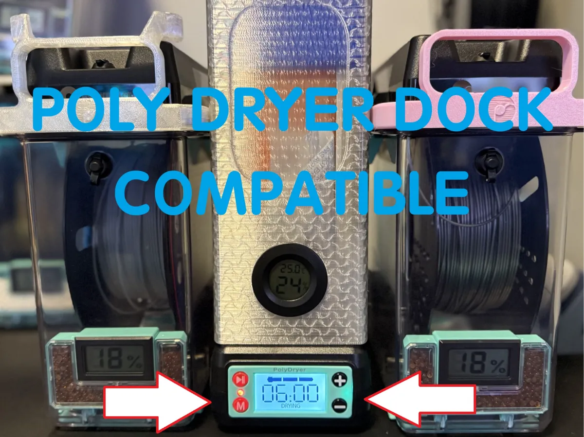 Modular Dryer & Dry Storage Box for PolyDryer Dock by ZakoJaz MakerWorld: Download Free 3D Models