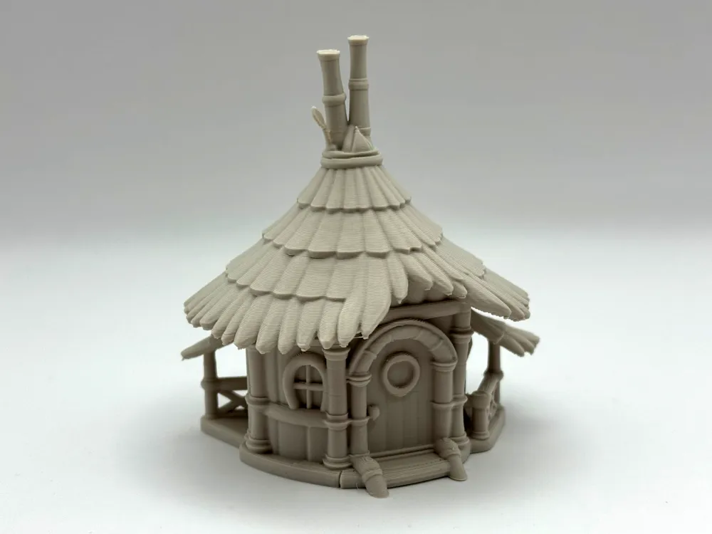 Bamboo Cottage Miniature by Stigern MakerWorld: Download Free 3D Models
