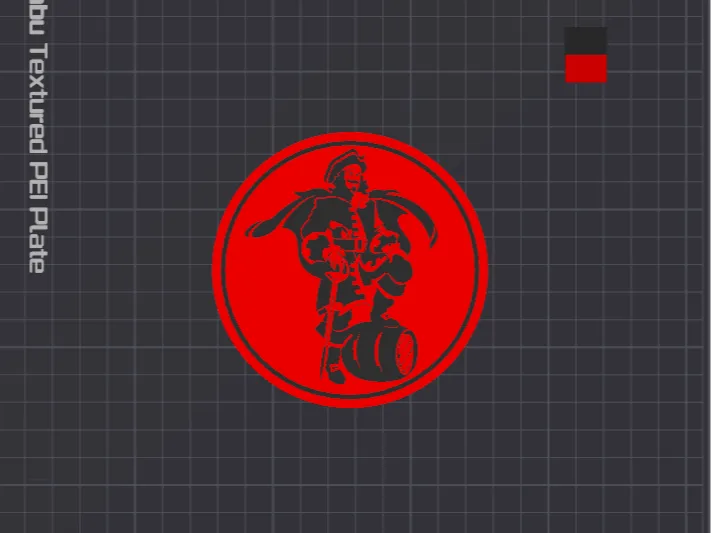 Captain Morgan Coaster by 5kyrunn3r - MakerWorld