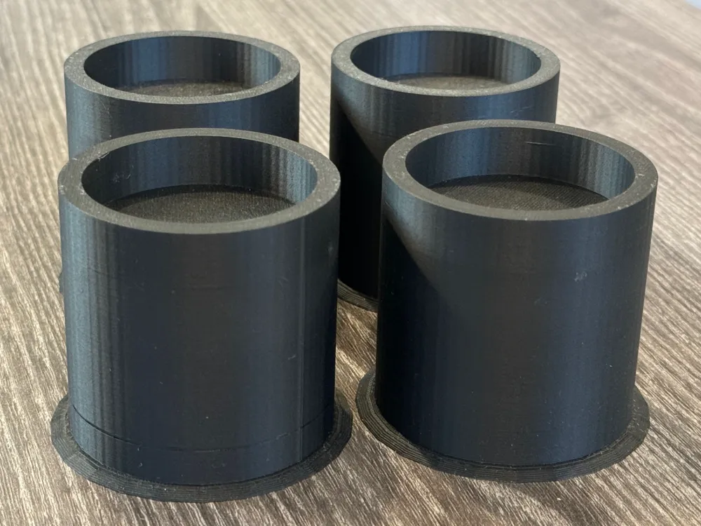 Stereo / amplifier risers (riser cups) by PrintMakerBayArea MakerWorld ...